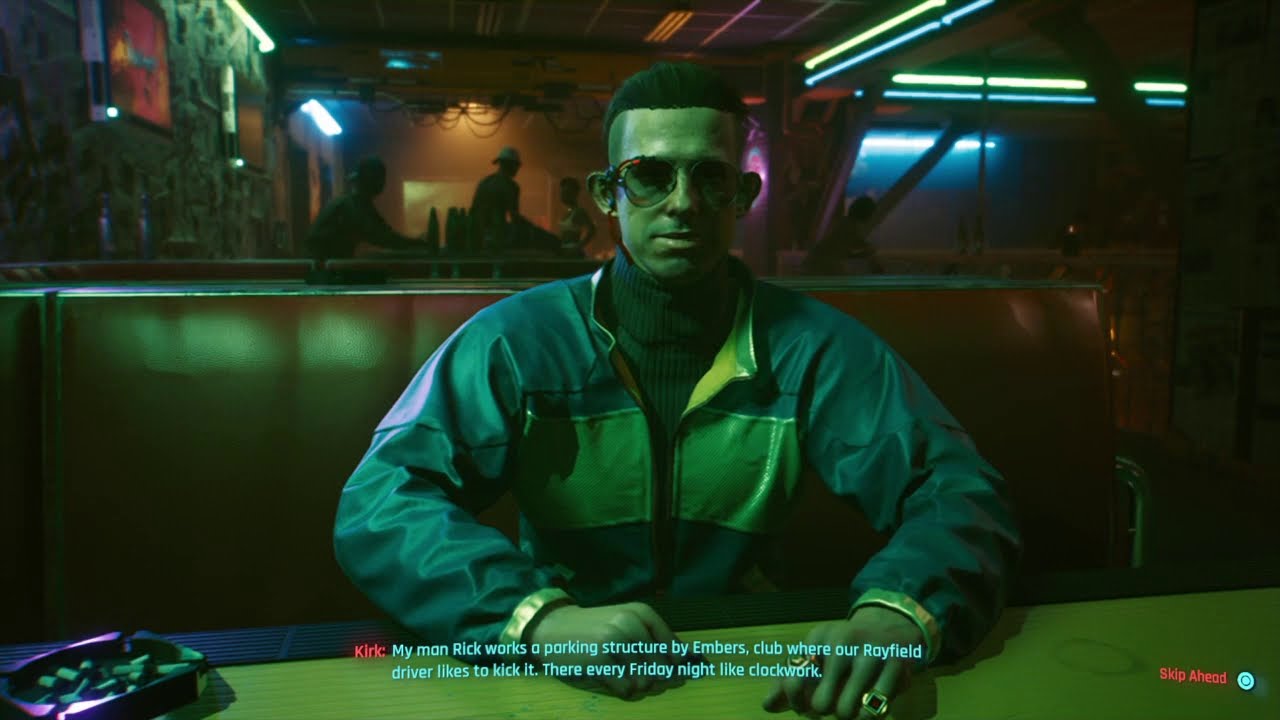 Cyberpunk 2077 - Go To Second Floor Find kirk - talk to kirk - YouTube