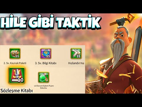 HİLE GİBİ KALE KİTAP TAKTİĞİ - Rise of Kingdoms