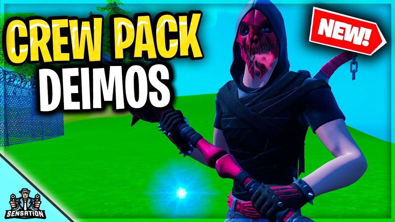 NEW DEIMOS CREW PACK SKIN OUT NOW IN FORTNITE - YouTube