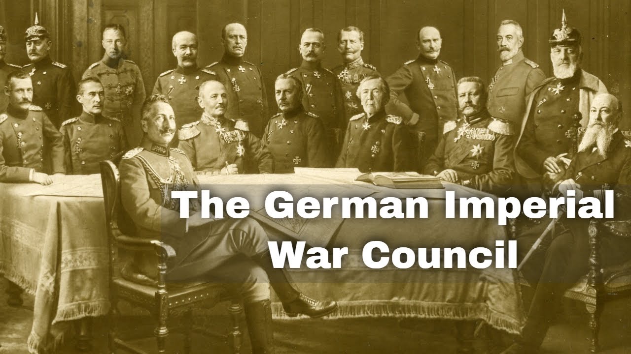 8th December 1912: German Imperial War Council discusses the ...