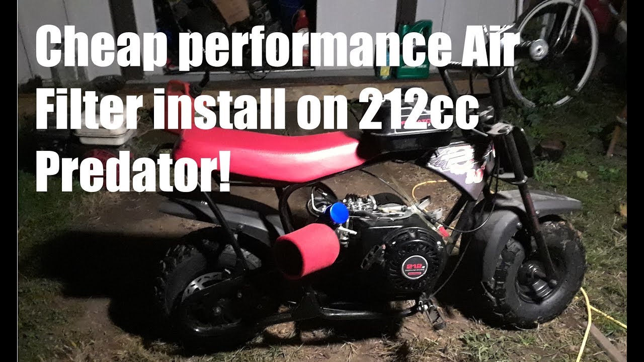 Cheap performance Air filter install on 212 Predator Swapped Monster ...