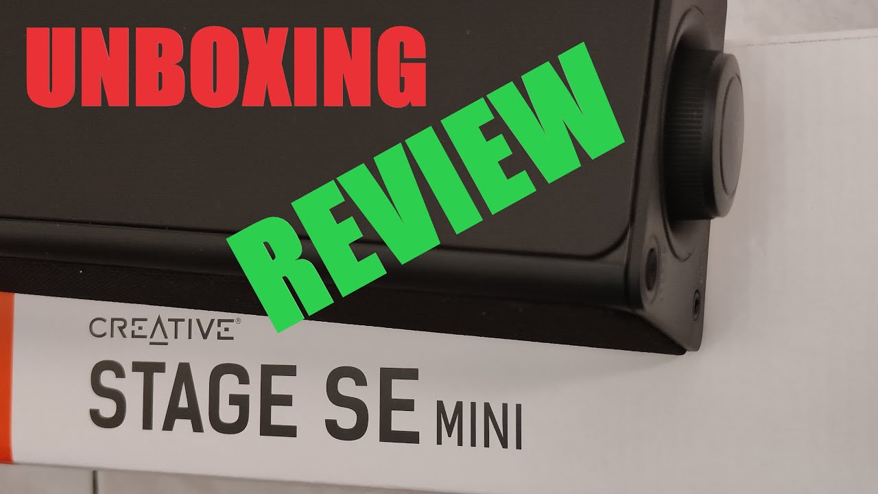 Creative Stage SE Mini - UNBOXING / REVIEW - YouTube