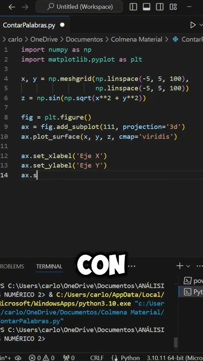 Python Jazz Y 3d 🐝coding Python Python3 Pythonprogramming Pythonlearning Math Tutorial