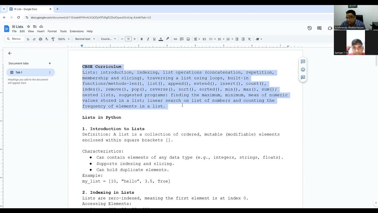 Python Lists - Introduction Part1 - YouTube