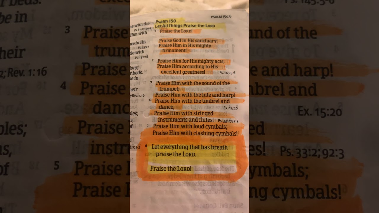 Psalm 150 1 6 YouTube