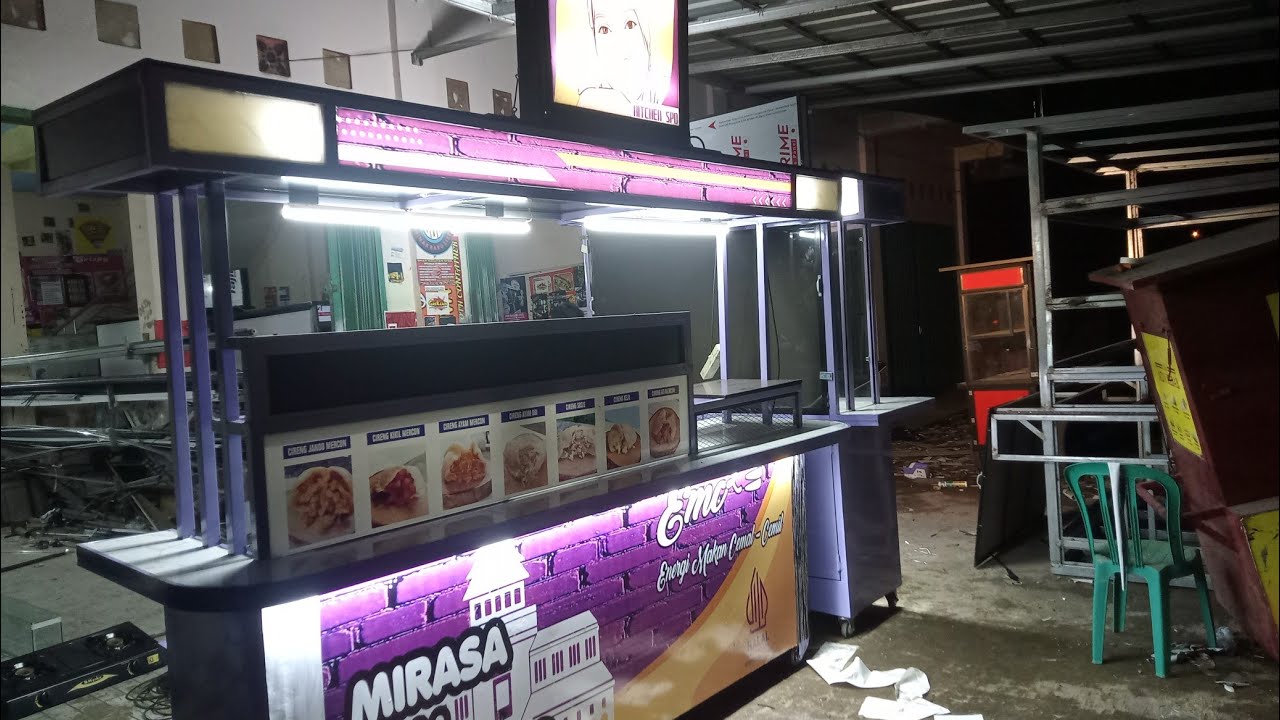 DESAIN GEROBAK SEBLAK PRASMANAN - YouTube