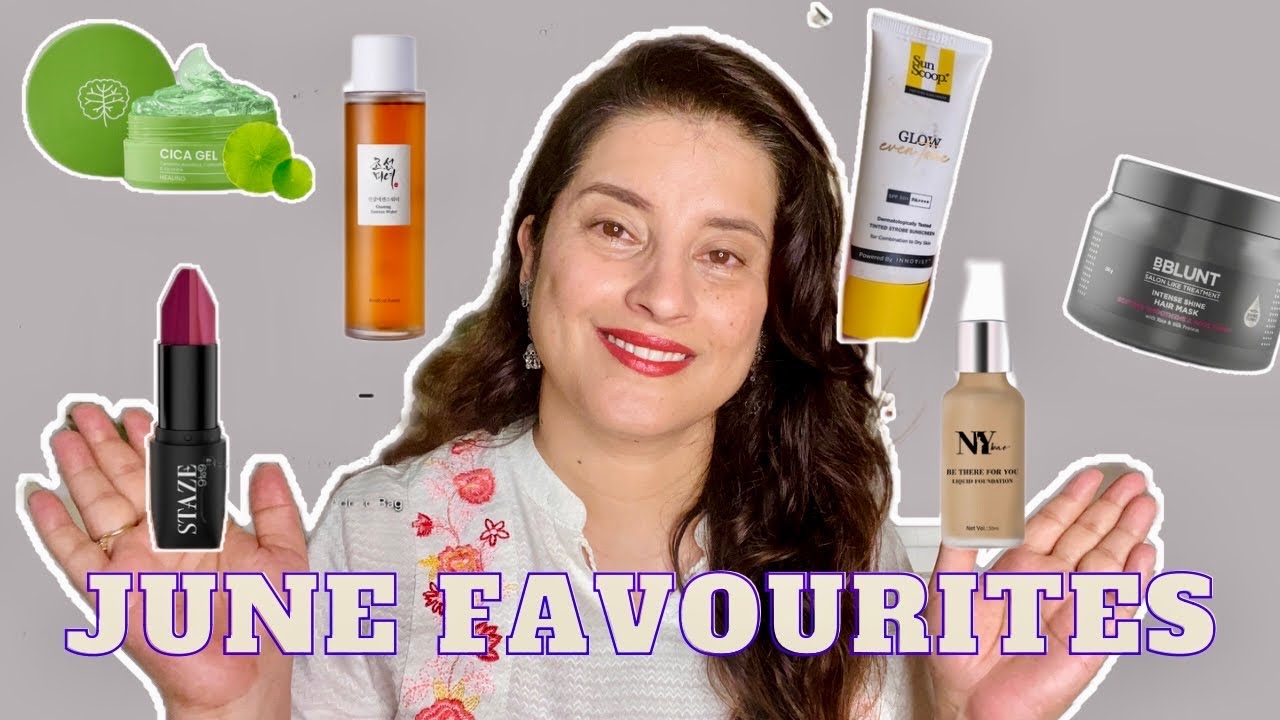 June favourites | Skincare , Haircare & Makeup - YouTube
