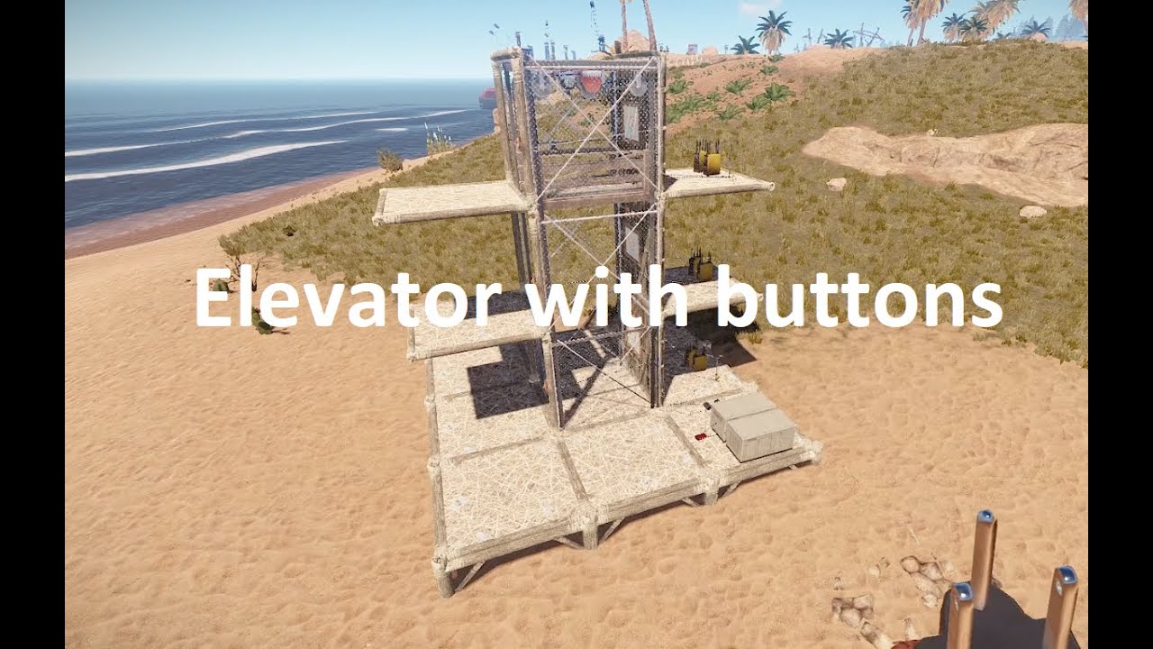How i made elevator work with buttons in Rust - YouTube