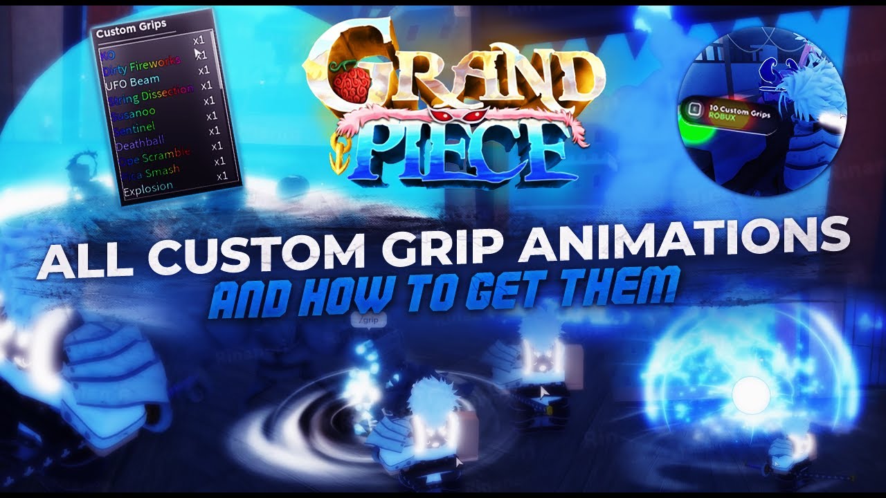ALL CUSTOM GRIP ANIMATIONS | GPO - YouTube