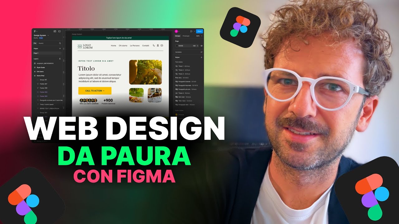 Corso Figma Completo: Crea Web Design Fighi in 45 min (Tutorial Ita) - YouTube