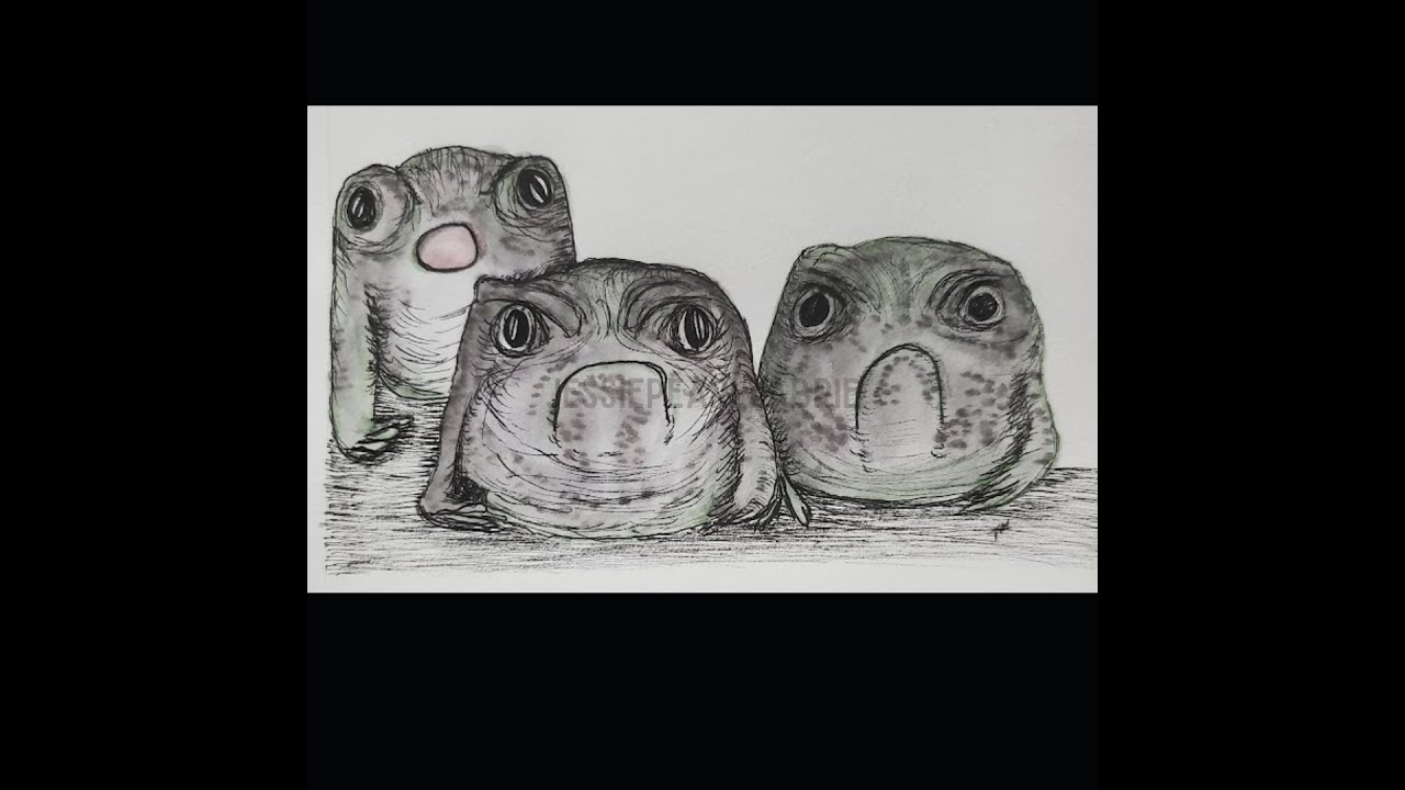 Let's draw frogs and chat quietly - YouTube