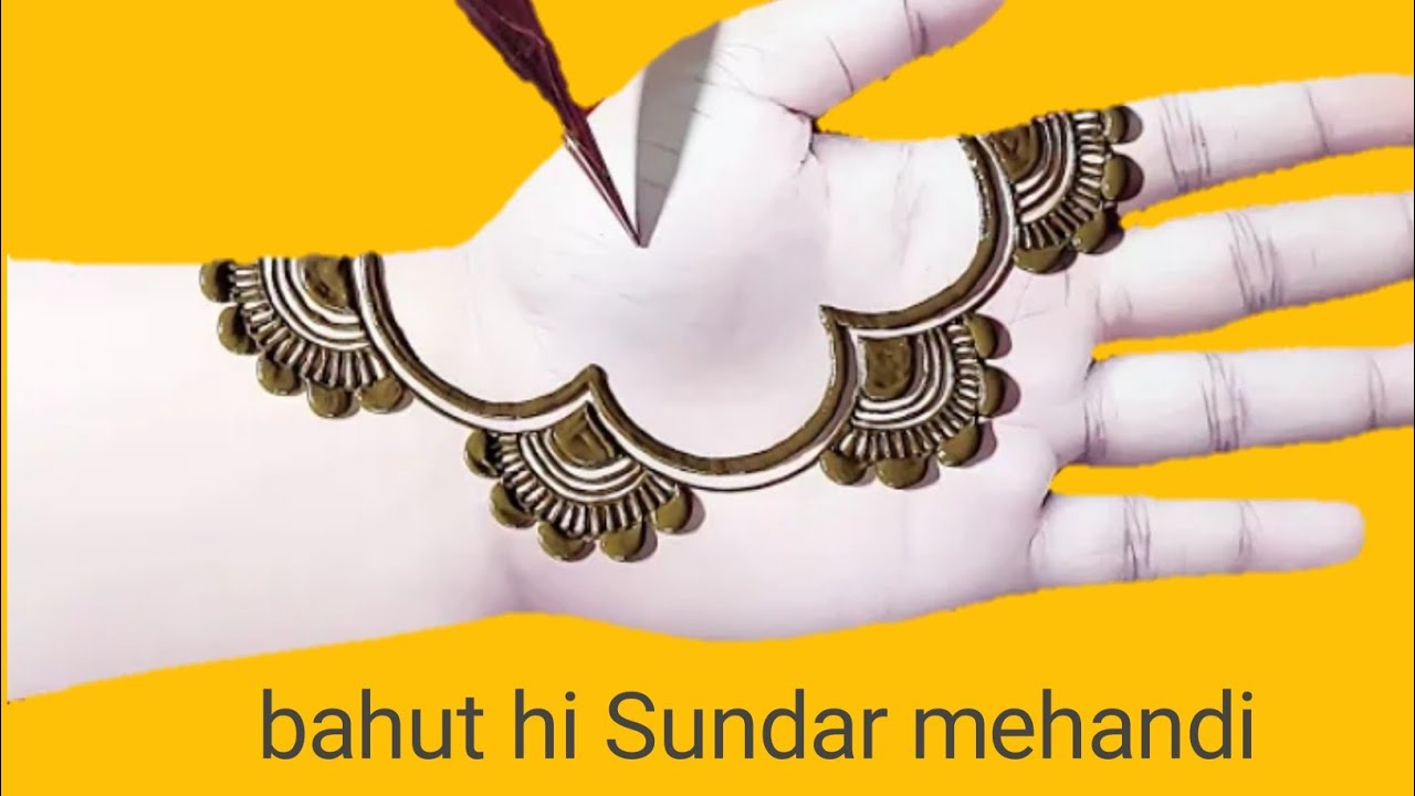 Sundar Aur Aasan Bridal Simple Mehandi Design Youtube