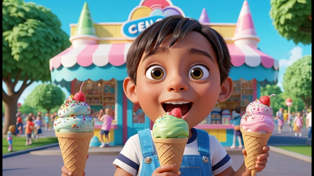 The Ice Cream Bridge Melts Away | Fun Ice Cream Song for Kids | Sing ...