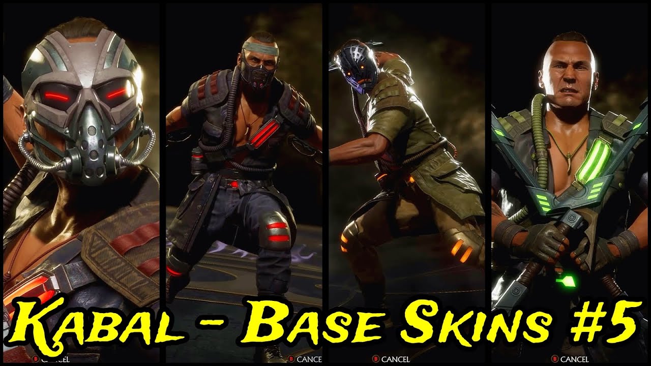 Kabal - Intros & Victories - Base Skins #5 - Mortal Kombat 11 - YouTube