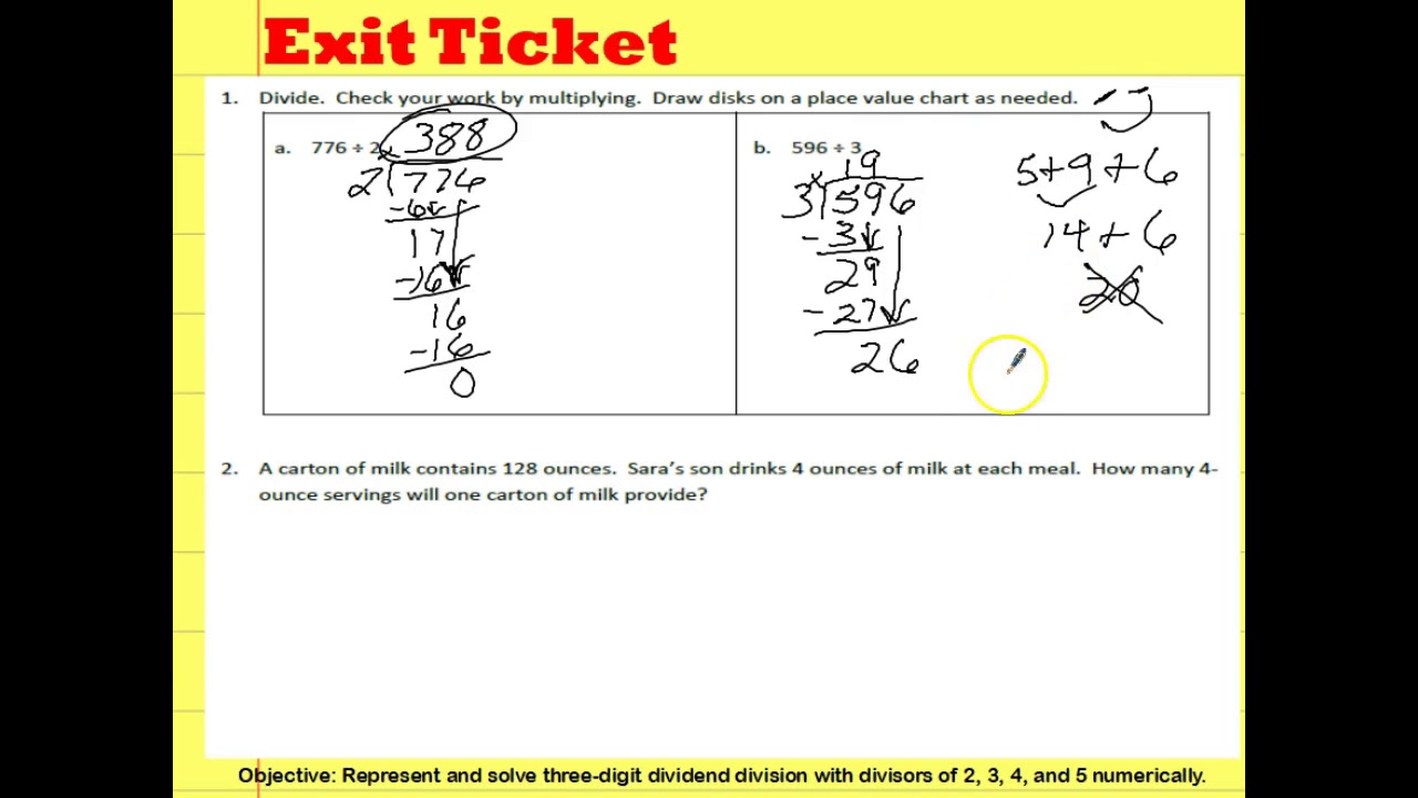 Mod. 3; Ls. 28 Exit Ticket - YouTube