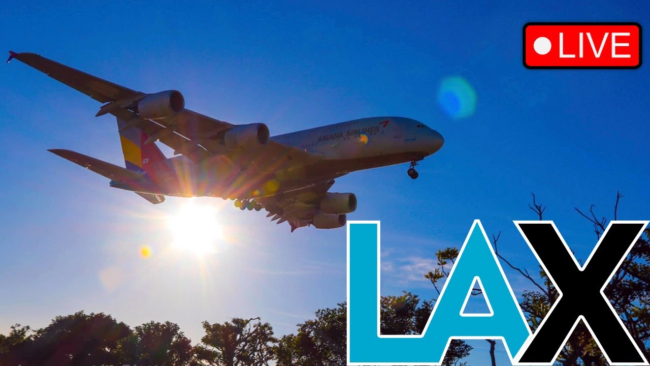 Live| LAX Airport Arrivals & Departures|RWY 24R|24L|Los Angeles ...
