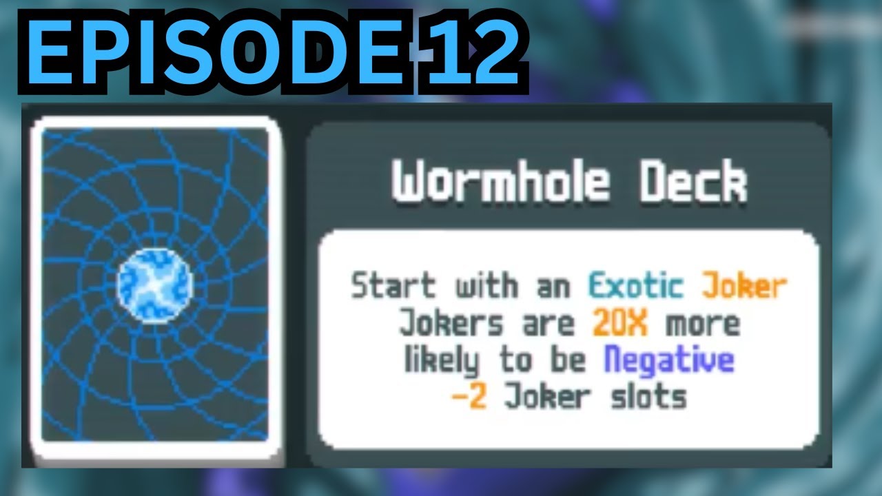 Balatro Cryptid Mod 12 - Into the wormhole - YouTube