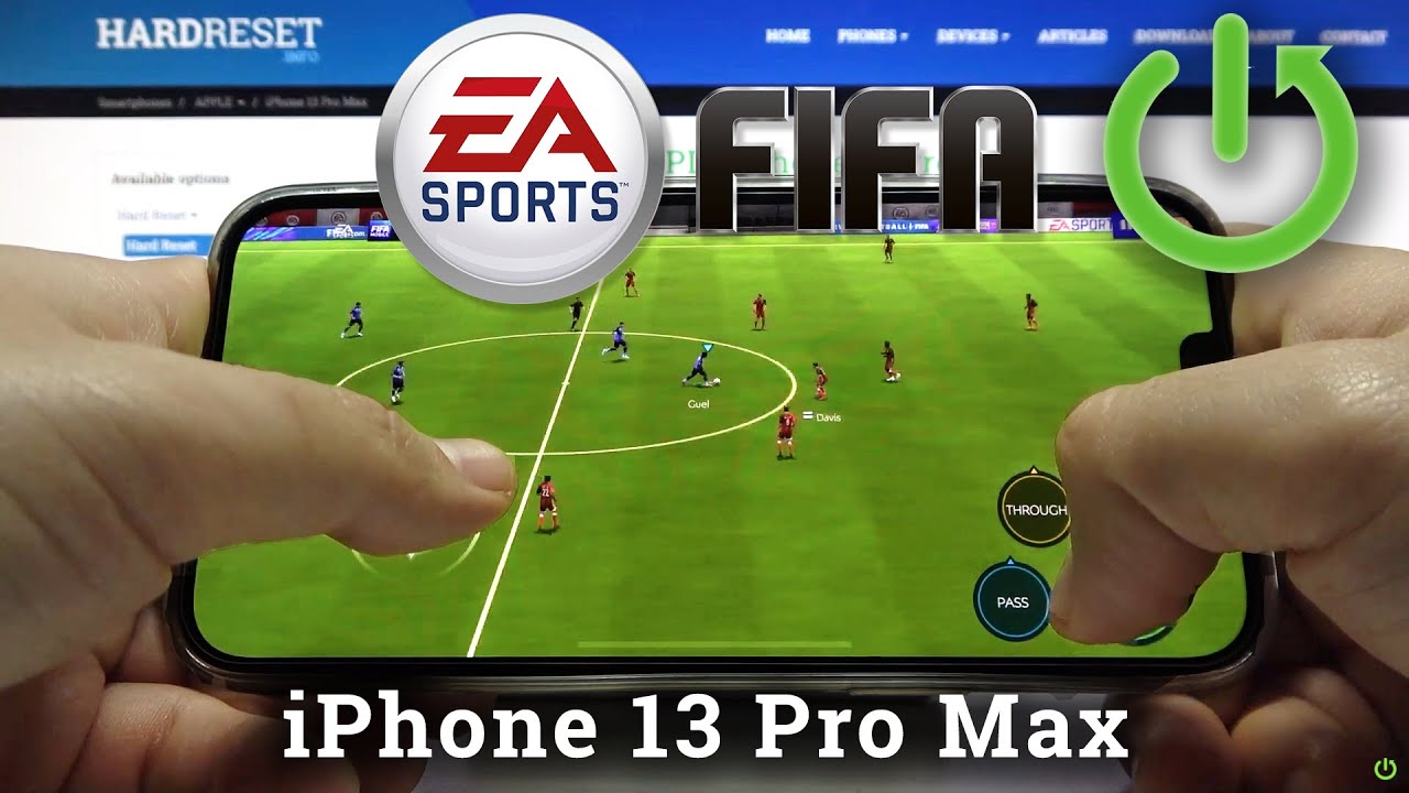 Apple iPhone 13 PRO MAX - Fifa Mobile Game Checkup * 120Hz Refresh ...