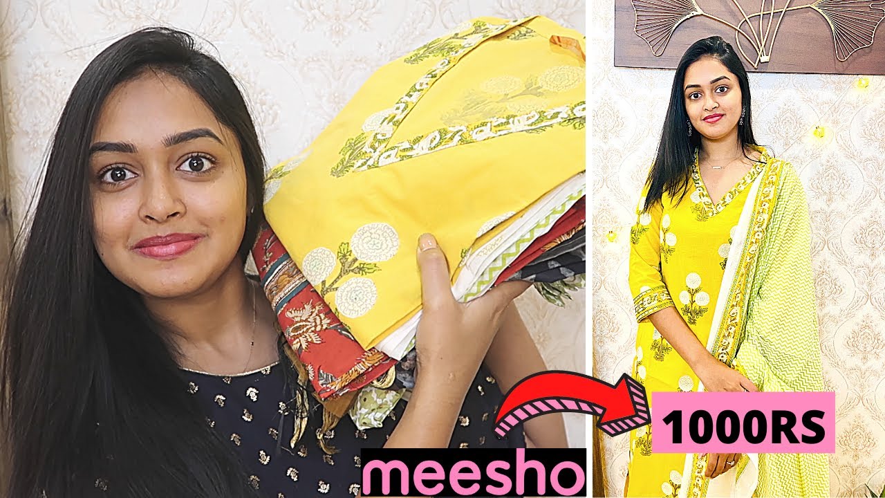 Meesho Challenge | Under *1000* Cotton Kurti | Special For Summer ...