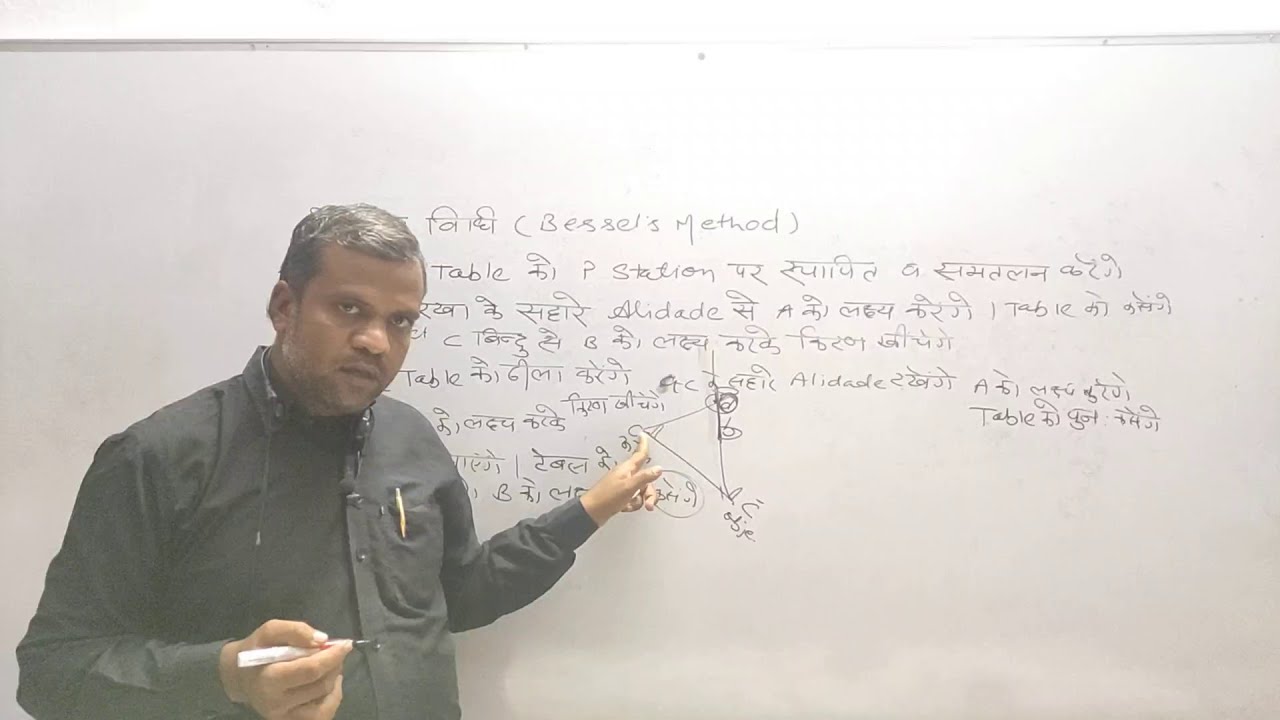 RESECTIONING [BESSEL METHOD]== B.L.SIR - YouTube