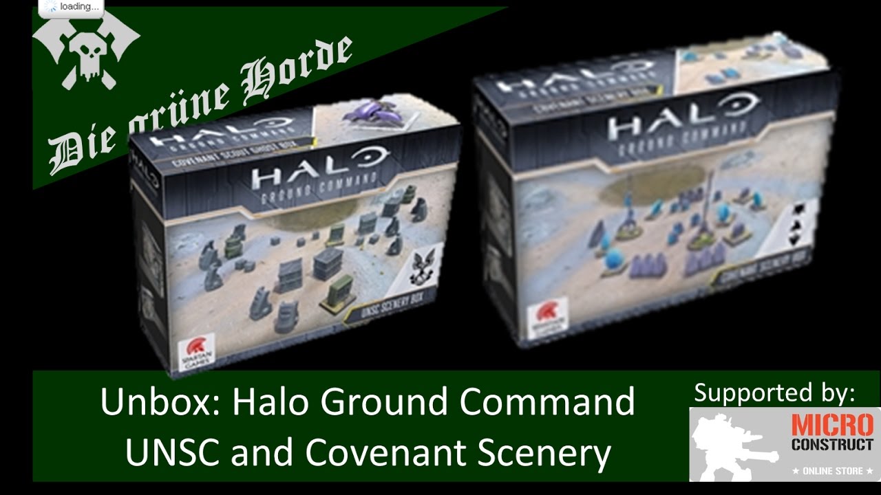 EN Unbox Halo Ground Command Scenery - YouTube