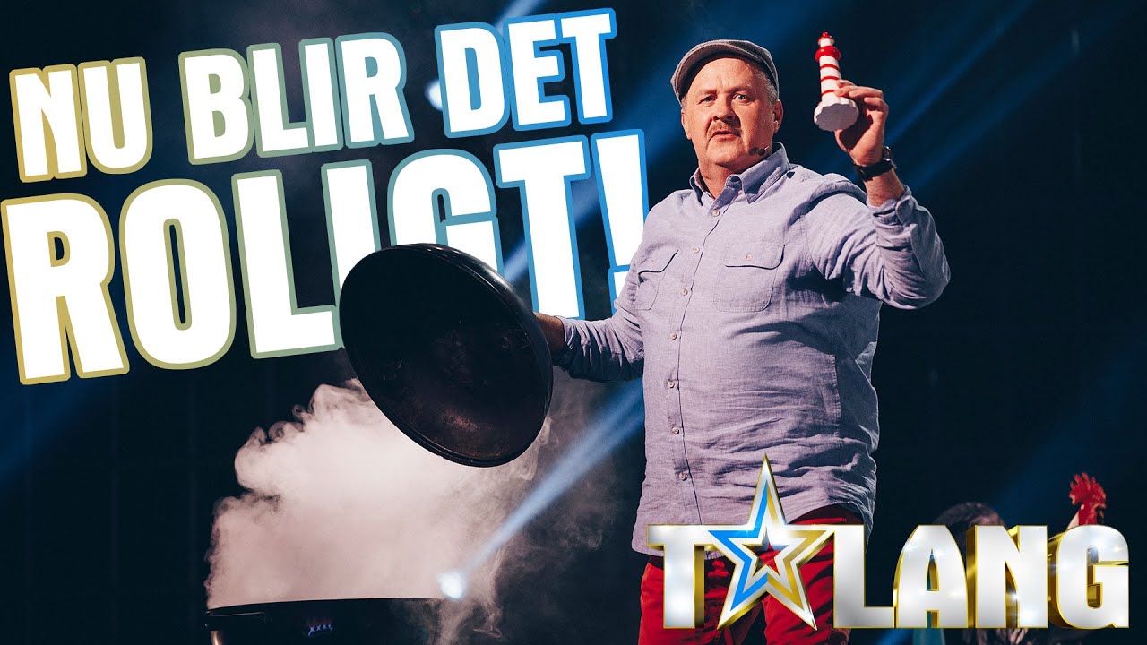 Peter Strand skapar skrattkalas i kvällens semifinal av Talang 2020 ...