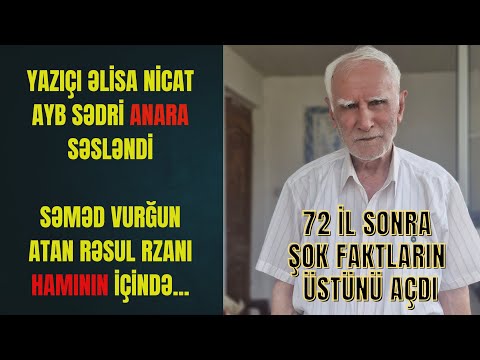 Yazıçı Əlisa Nicatdan həmkarı Anara REAKSİYA: Səməd Vurğun hamının qarşısında atanı...