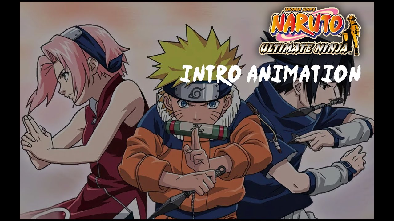 Naruto Ultimate Ninja 1 (PS2) - Opening Intro animation - YouTube