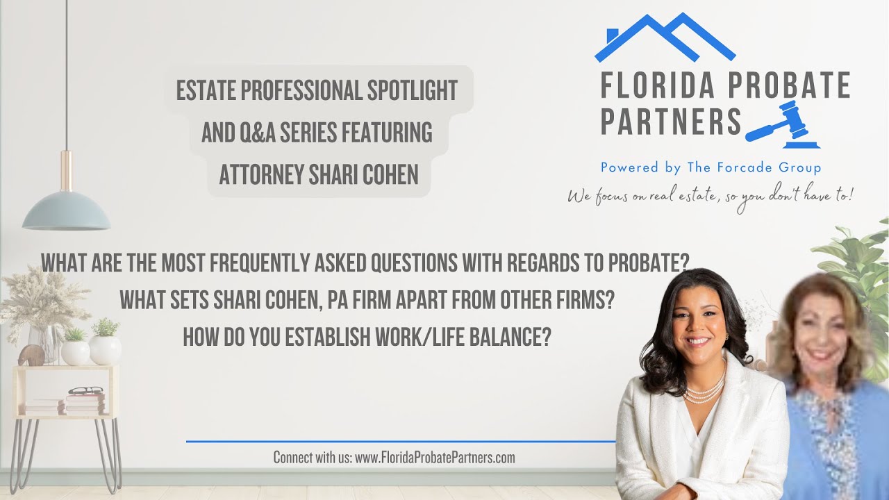 Most frequently asked question with regards to Probate/Real estate ...