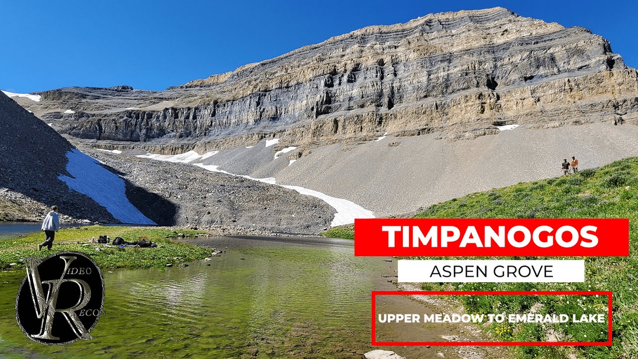 Mount Timpanogos trail hiking vlog part 5 Upper Aspen To Emerald Lake ...