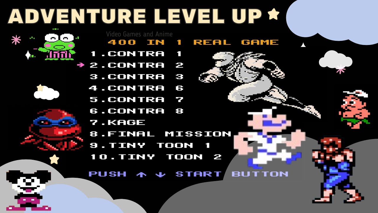 Classic NES 400 in 1 : Best Retro Games Compilation - YouTube