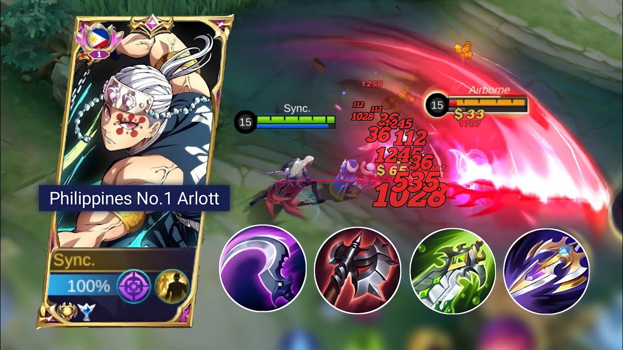 ARLOTT BEST BUILD TO RANK UP FASTER (MUST TRY!) | MLBB - YouTube