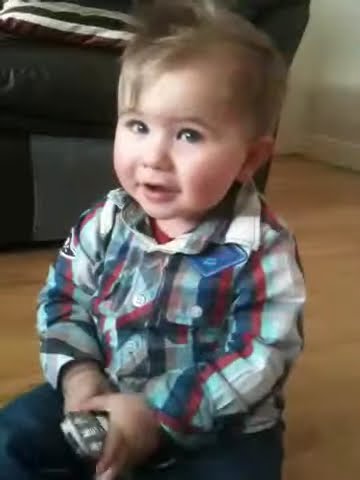 YNWA Funny Baby Eoghan gets angry when LFC ringtone stops!! - YouTube