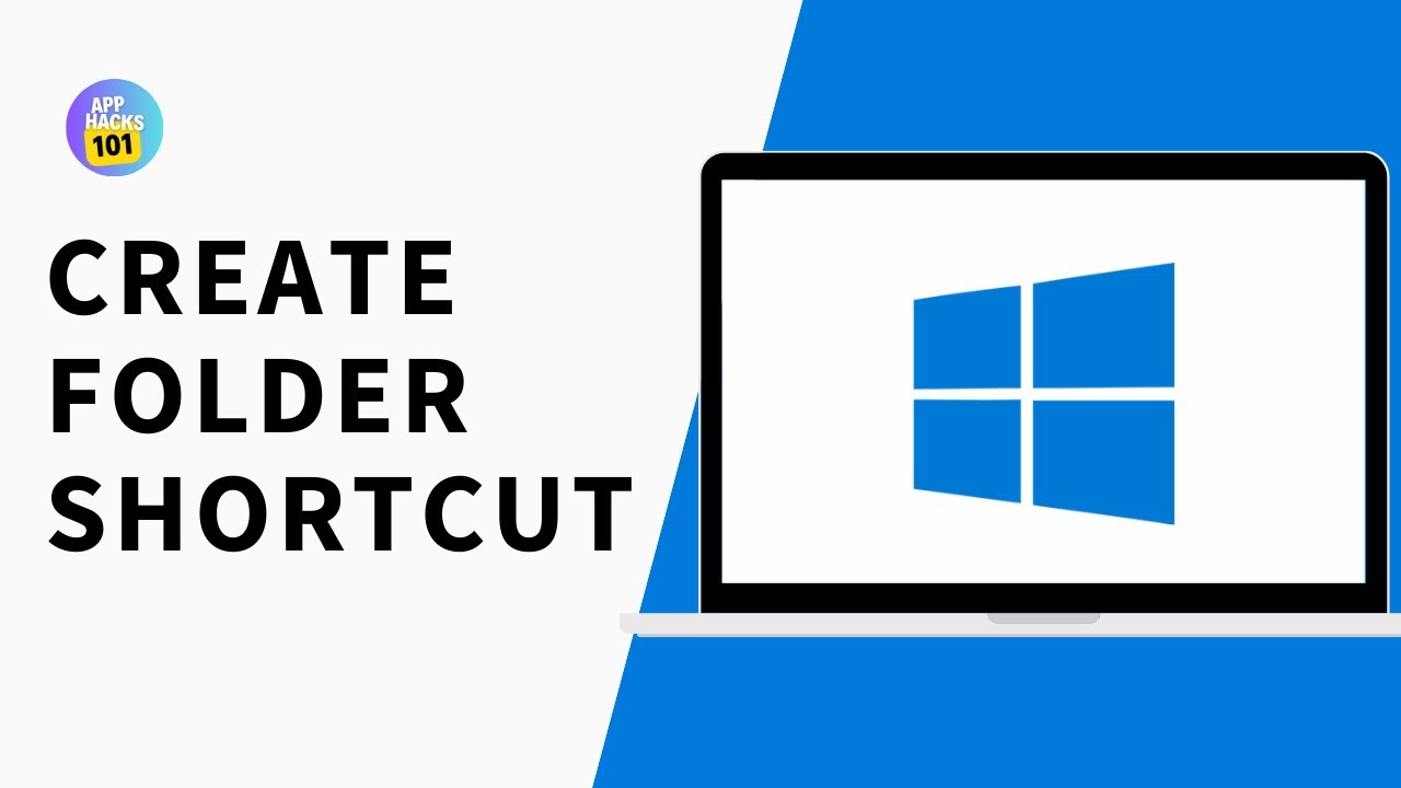How to Create Shortcut of a Folder on Desktop - YouTube