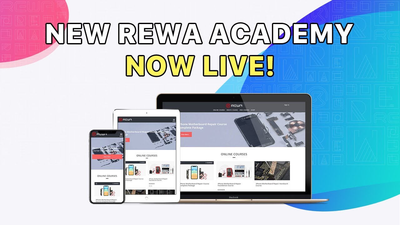 REWA Academy Now Live | iPhone Repair Online Course - YouTube