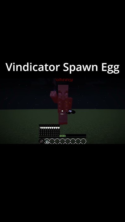 Vindicator Spawn Egg - YouTube