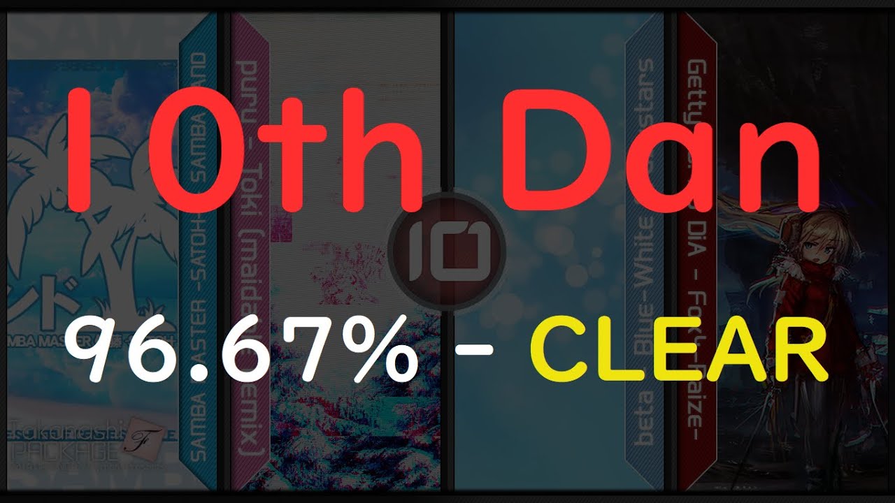 10th Dan Clear (96.61%) - YouTube