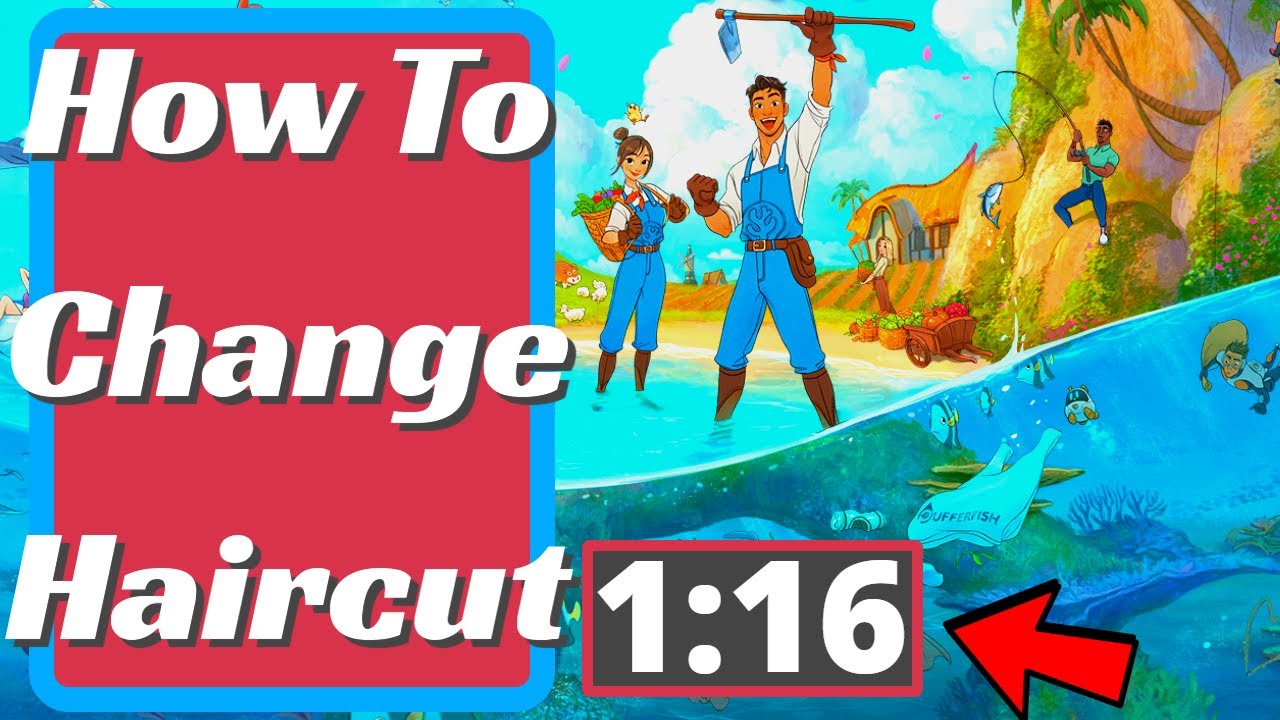 How to Change Haircut in Coral Island - YouTube