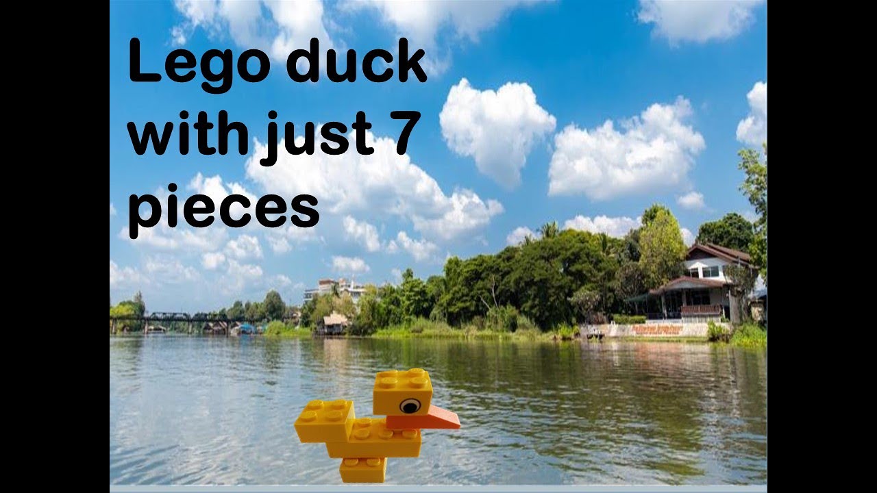LEGO Moc Lego Duck with only 7 pieces + tutorial - YouTube