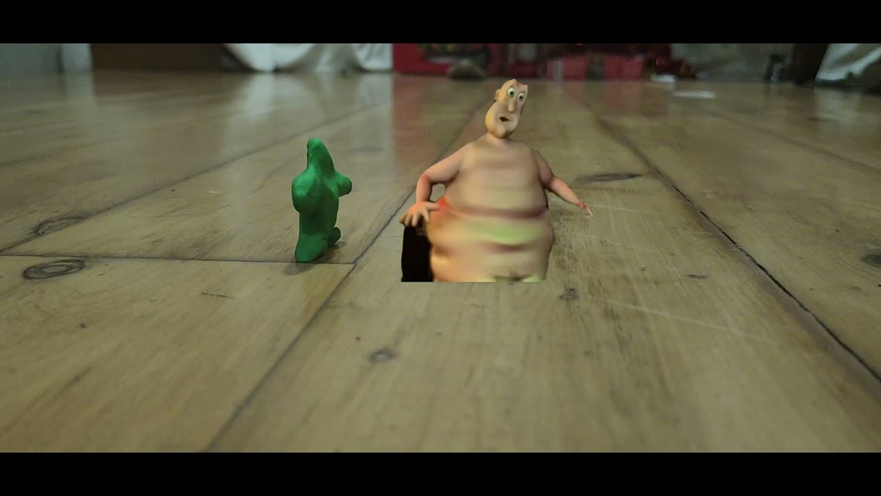 clay man meets globglab #meme - YouTube