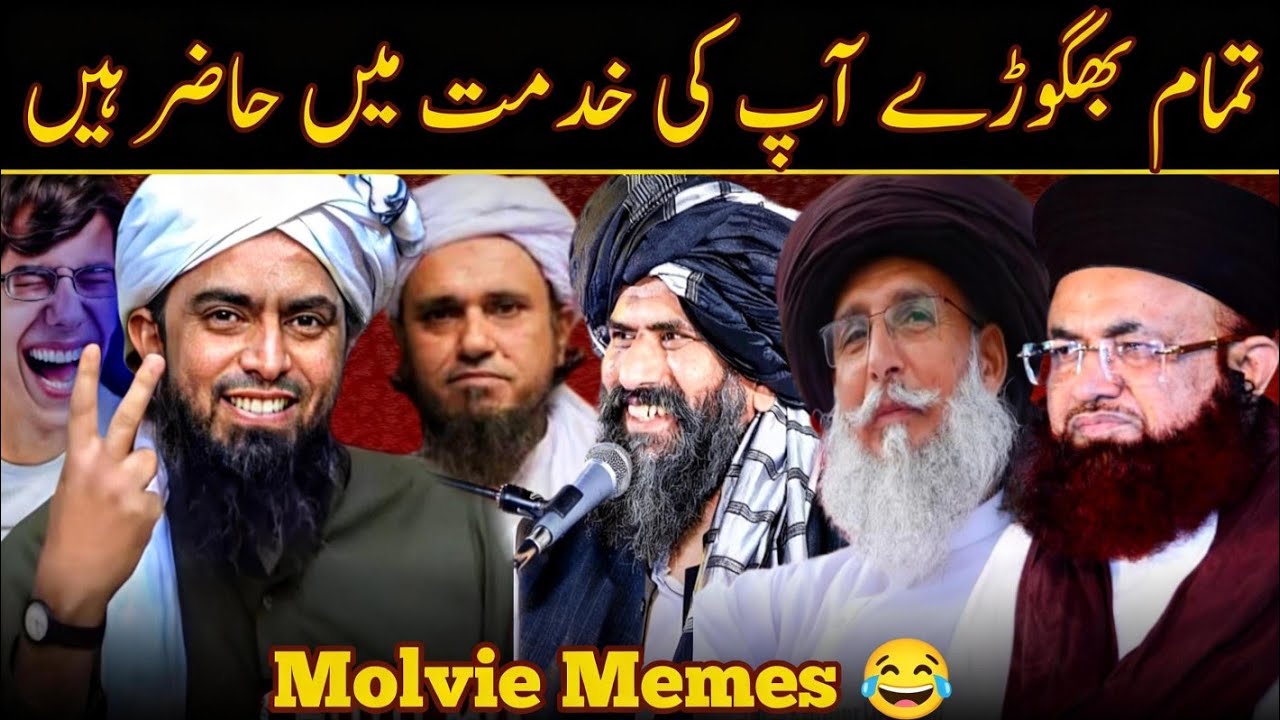 🤣Tamam Bhagoday Molvi Vs Engineer Ali Mirza || Memes video || Molvi ...