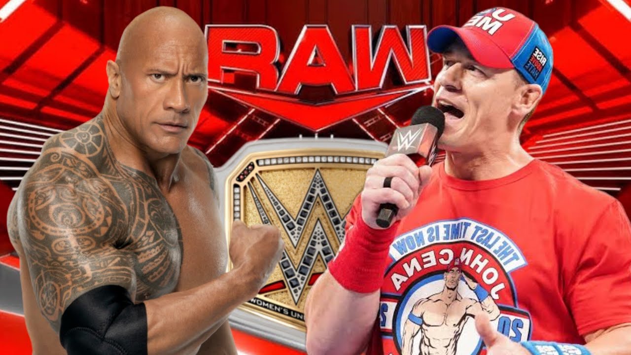 WWE The Rock vs John Cena Full Match WWE Raw Highlights !! - YouTube
