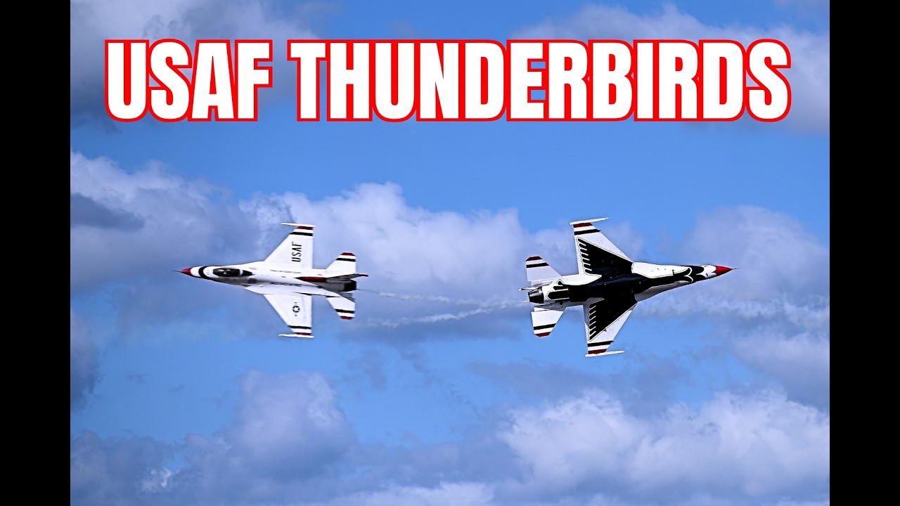 Two USAF Thunderbirds Solo Pass - YouTube