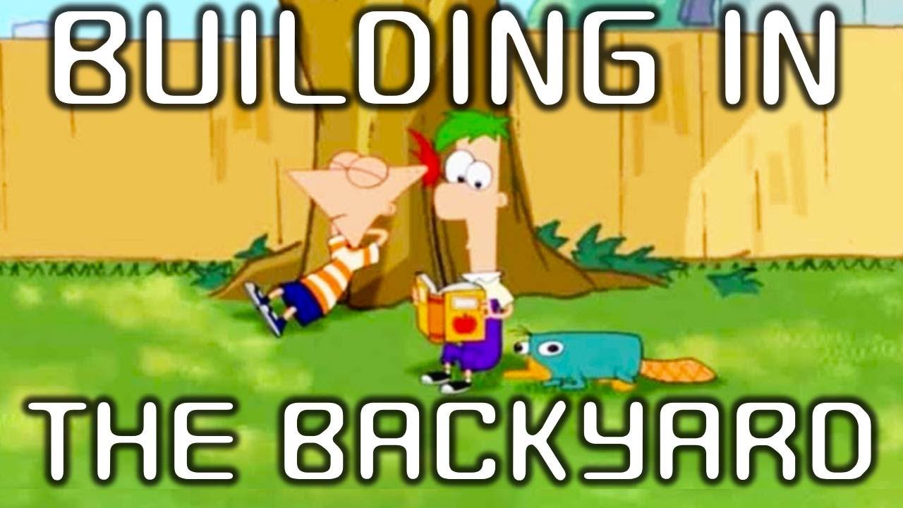 Building in the Backyard | Phineas & Ferb Ambience ASMR + Talking - YouTube