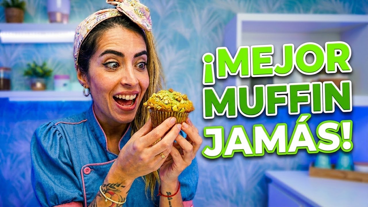La MEJOR Receta de Muffin de Pistacho con Crumble ¡Te ENCANTARÁ! 💚 ...