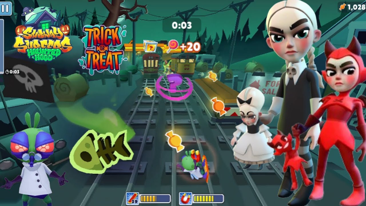 SUBWAY SURFERS HAUNTED HOOD 2024 (HALLOWEEN EDITION) TRICK OR TREAT ...