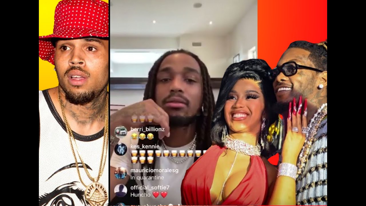 Quavo responds to Chris Brown ?! Offset UPSET .. Cardi B & Offset BACK ...