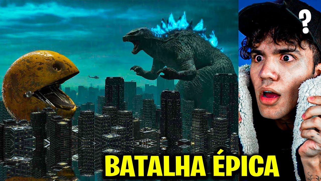 GODZILLA Vs PACMAN na Vida Real! - YouTube