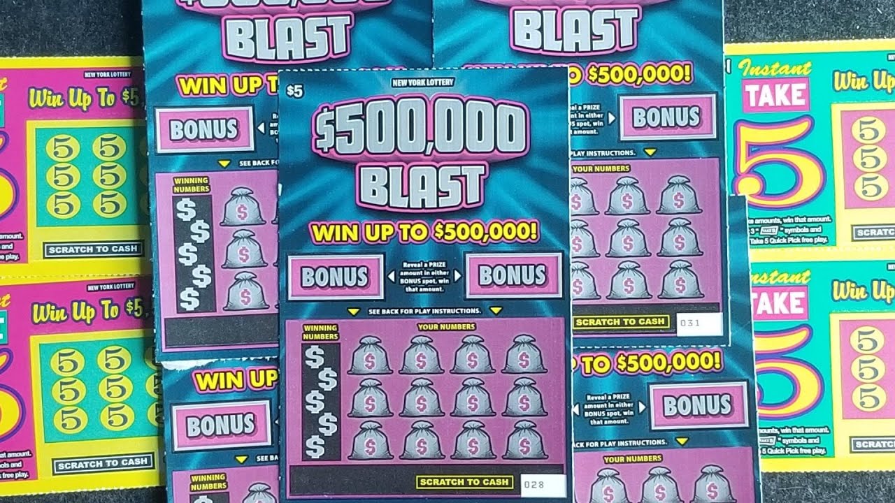 Scratch to Win #27- NY Scratch off lottery -$500,000 BLAST - Instant ...