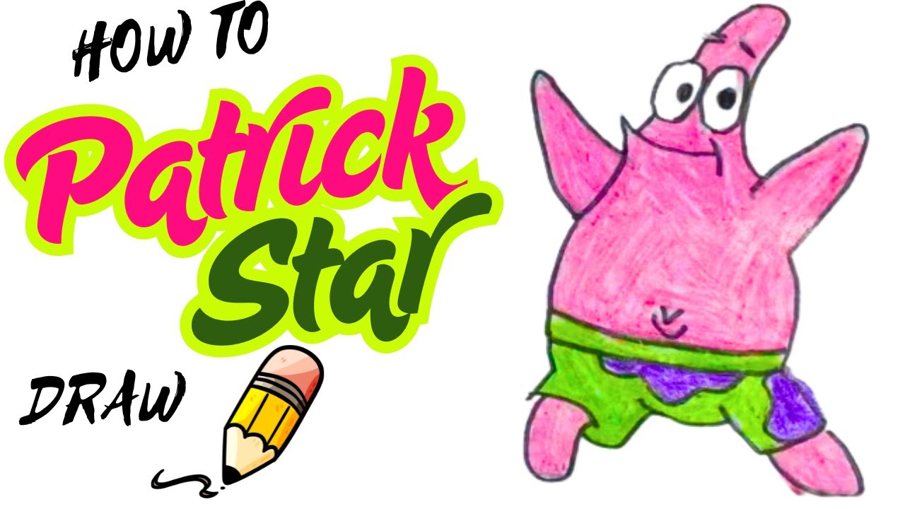 How to Draw Patrick Star – Easy Step-by-Step SpongeBob Tutorial! - YouTube